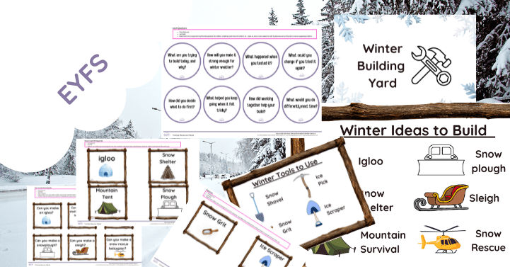 Outdoor Bike Area: Winter Deliveries Theme | Outdoor Learning