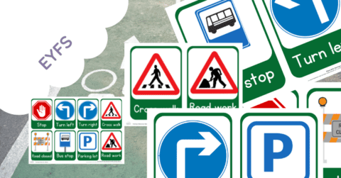 Outdoor Road Signs for Bikes | Early Years Outdoors